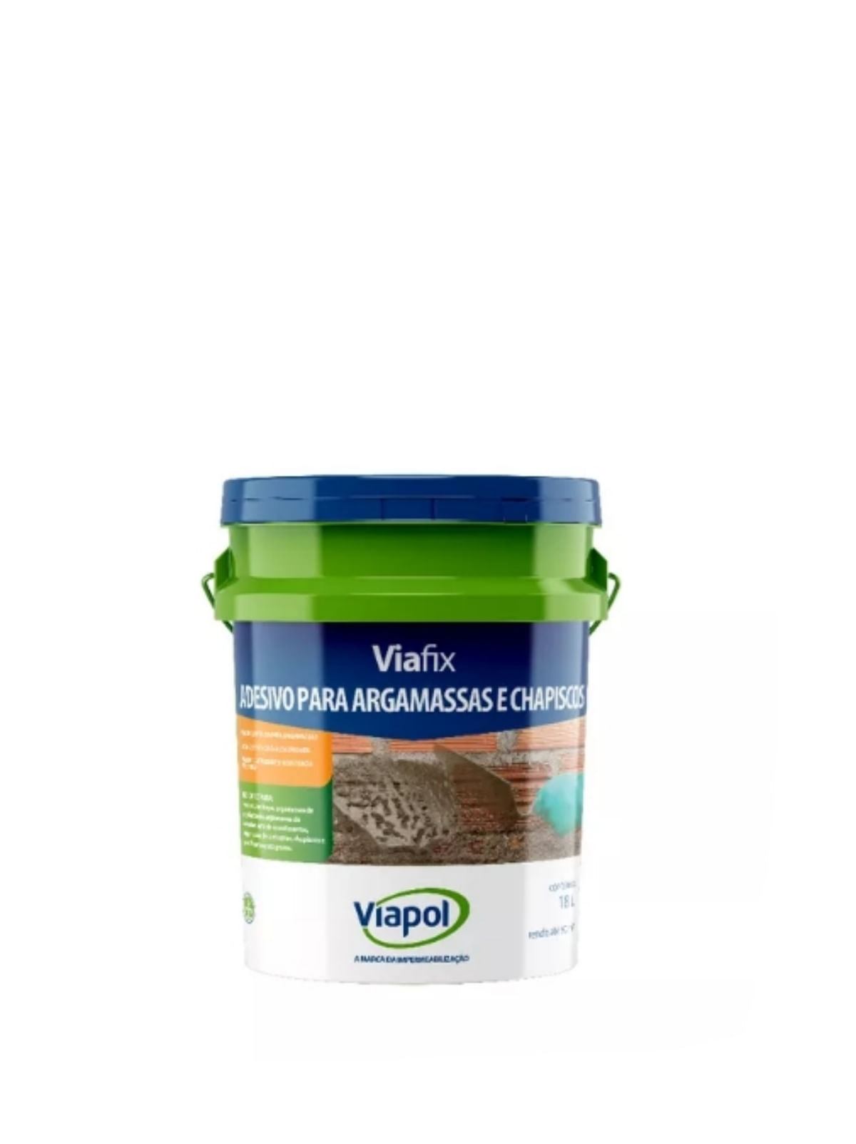 ADESIVO PARA ARGAMASSA E CHAPISCO 18KG VIAFIX VIAFIX18KG